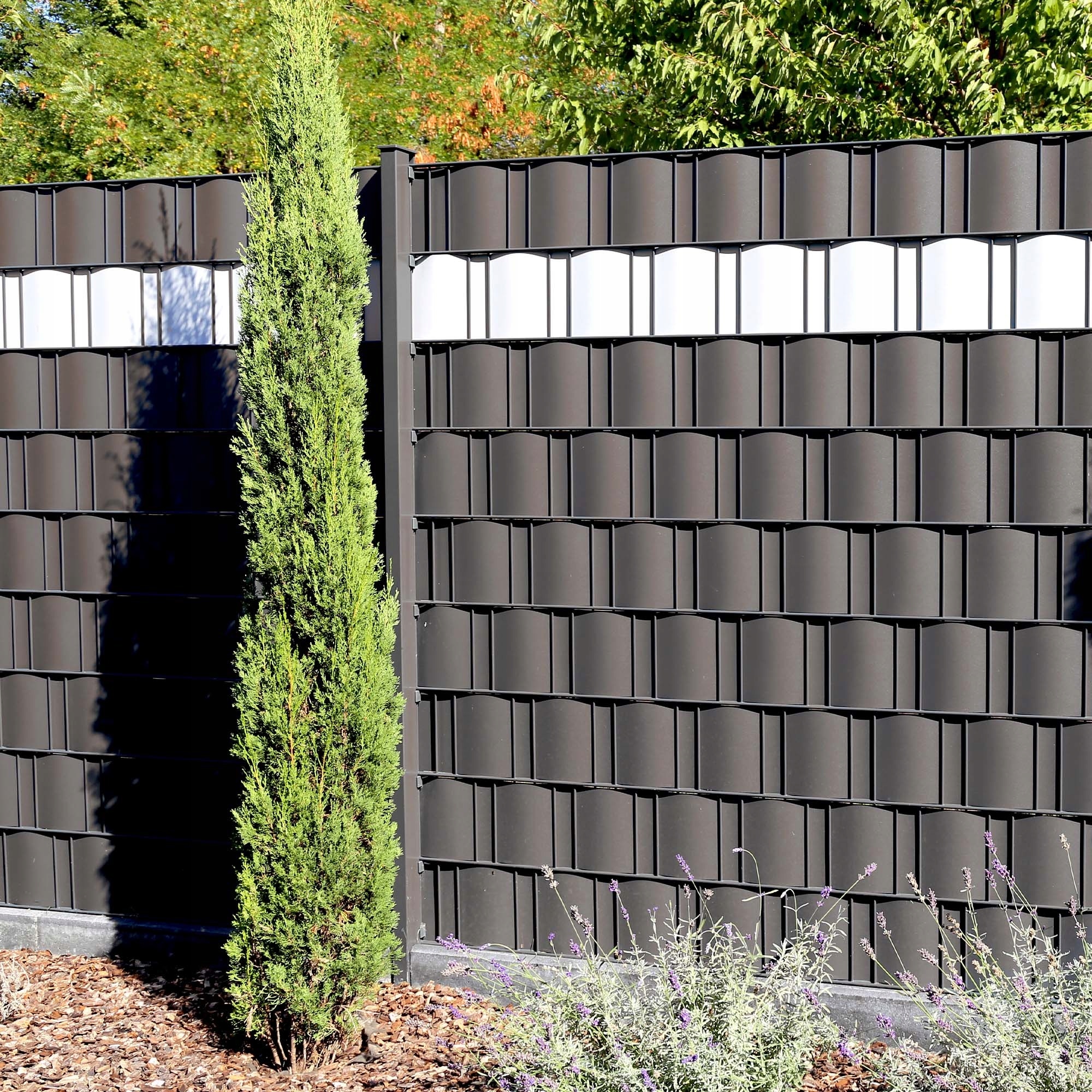 Cleme pentru panouri de gard, Plastic, Negru, 6 buc - eMAG.ro