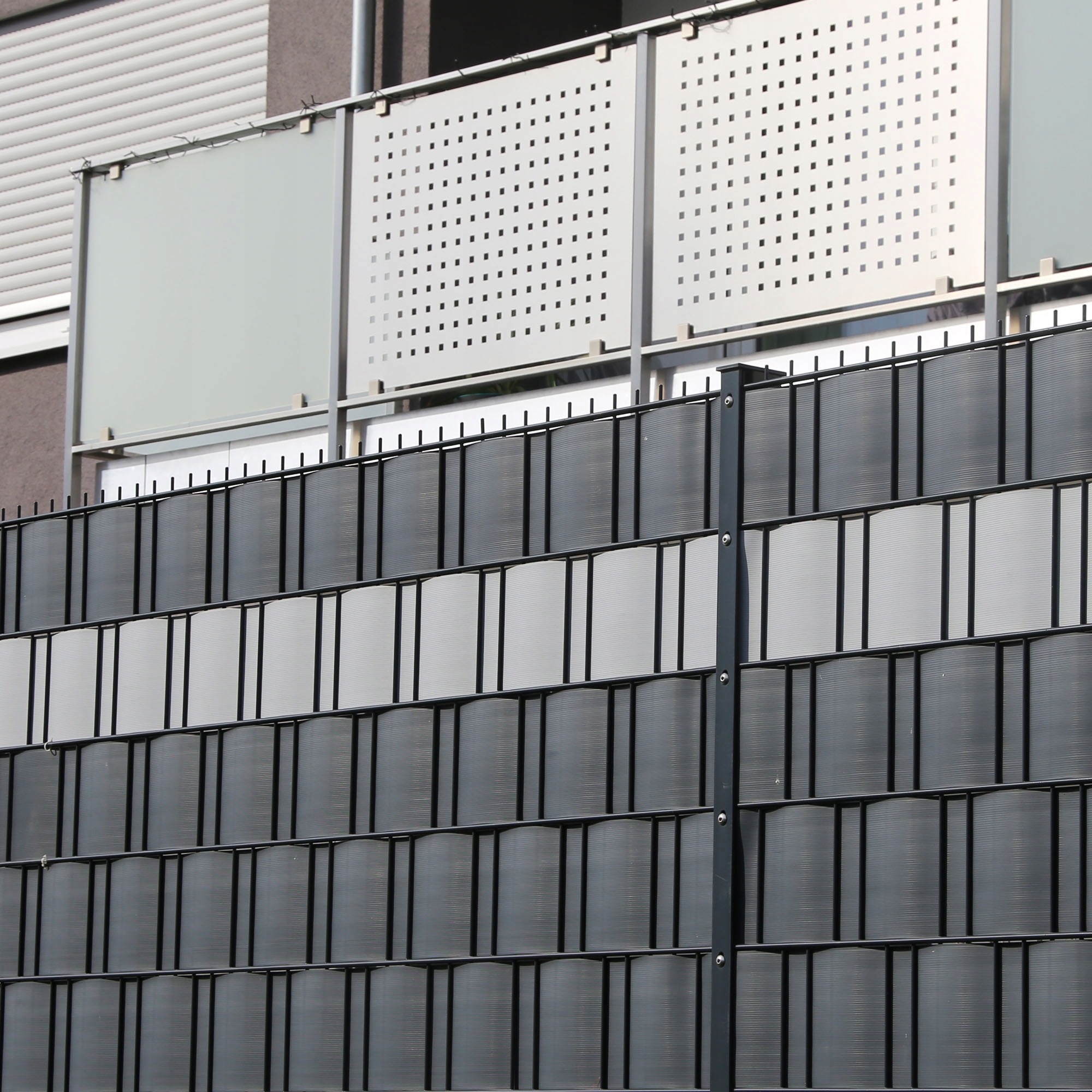 Cleme pentru panouri de gard, Plastic, Negru, 6 buc - eMAG.ro