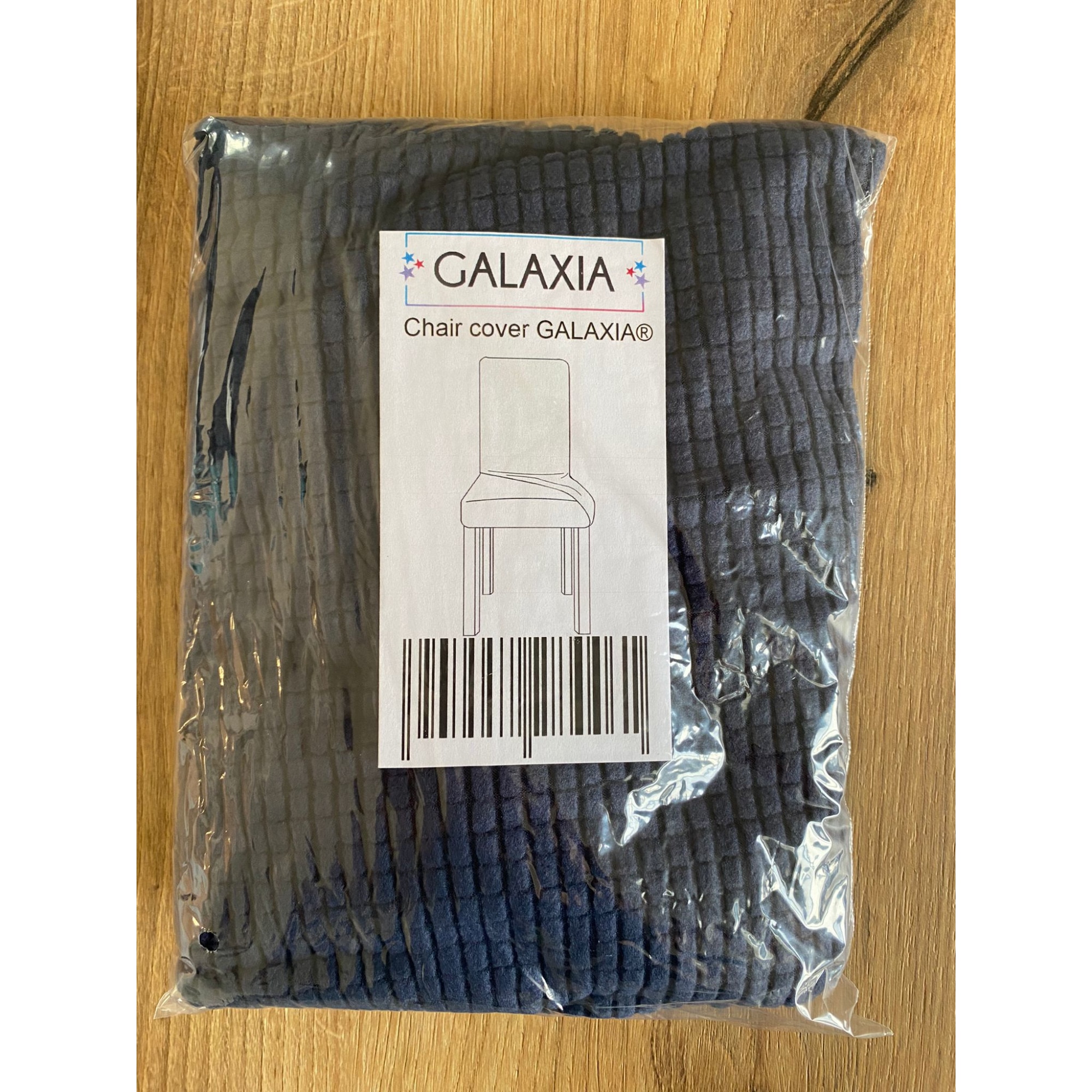 Set 6 Huse Scaun Universale GALAXIA®, Elastice, Din Bumbac Embosat ...