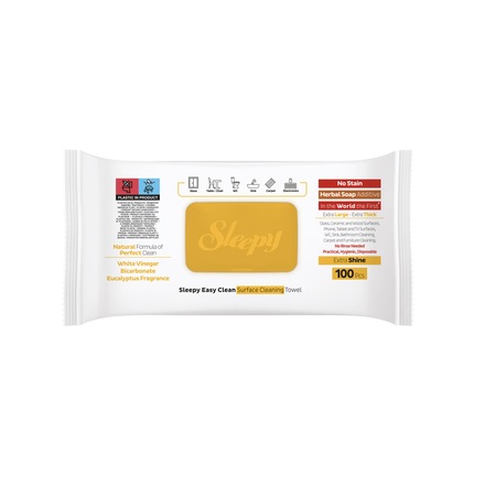 Sleepy EasyClean Herbal Soap Additive nedves törlőkendők, 100 db - eMAG.hu