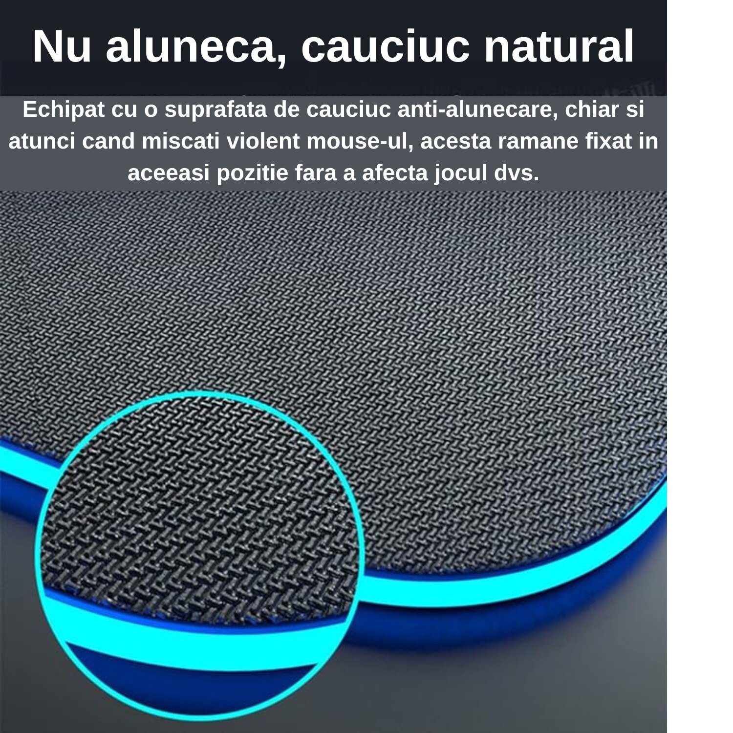 Mousepad profesional gaming si birou, Textil cu baza cauciucata, RGB ...