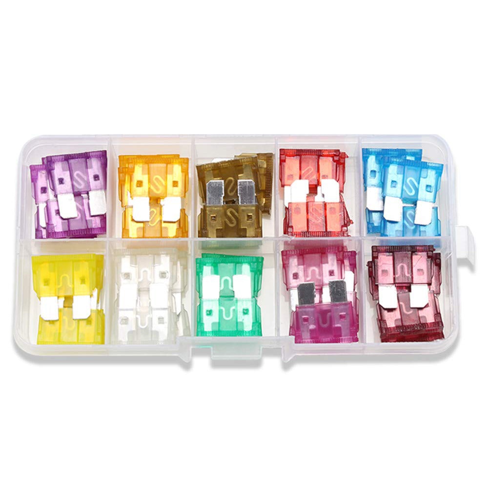 Set sigurante auto, 3A/40A, 50 piese - eMAG.ro