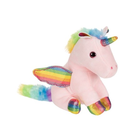 Unicorn din Plus cu aripi, 21 cm, Roz/Curcubeu, ATU-082538 - eMAG.ro