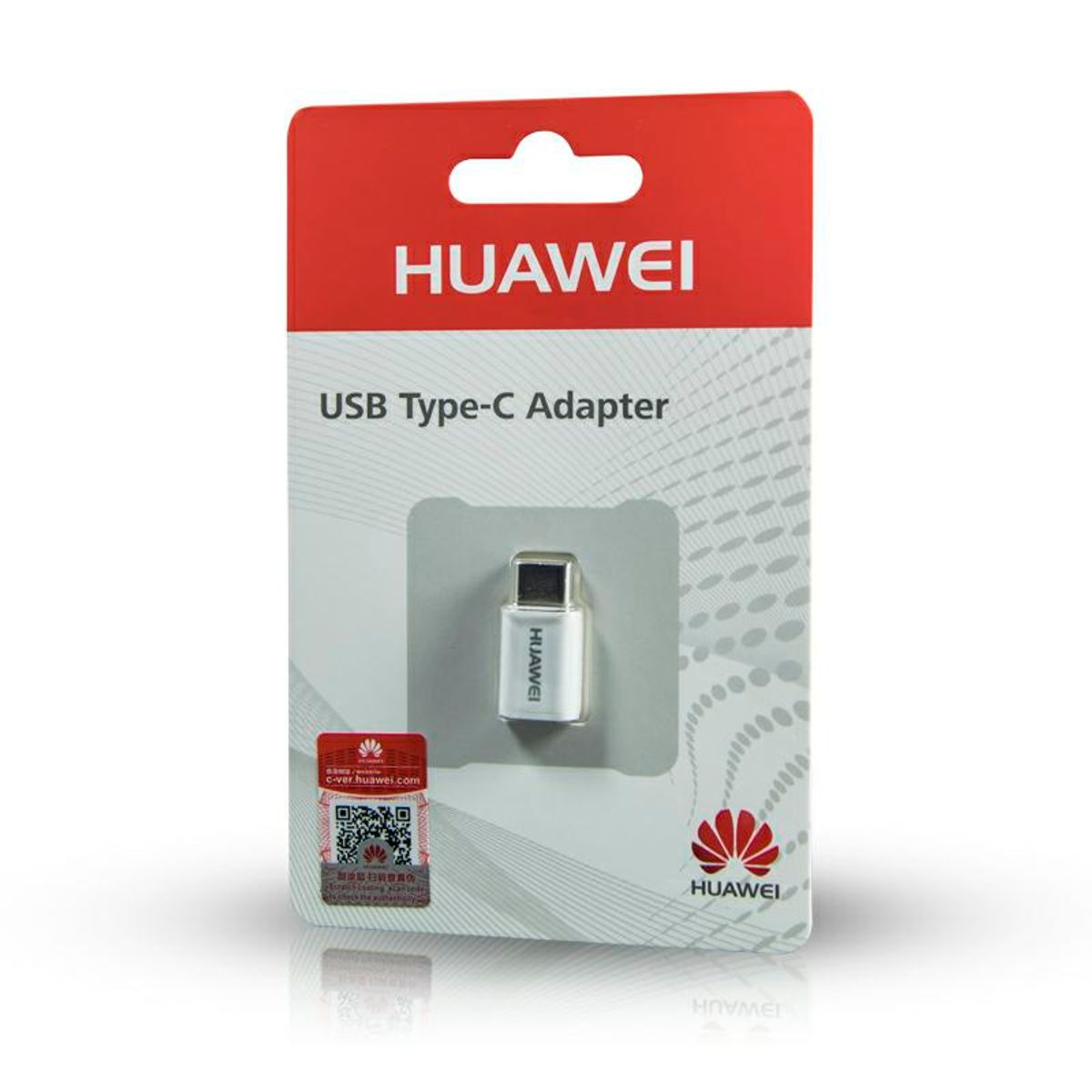 Преходник Huawei от Micro USB към Type-C, Бял-Сребрист - eMAG.bg