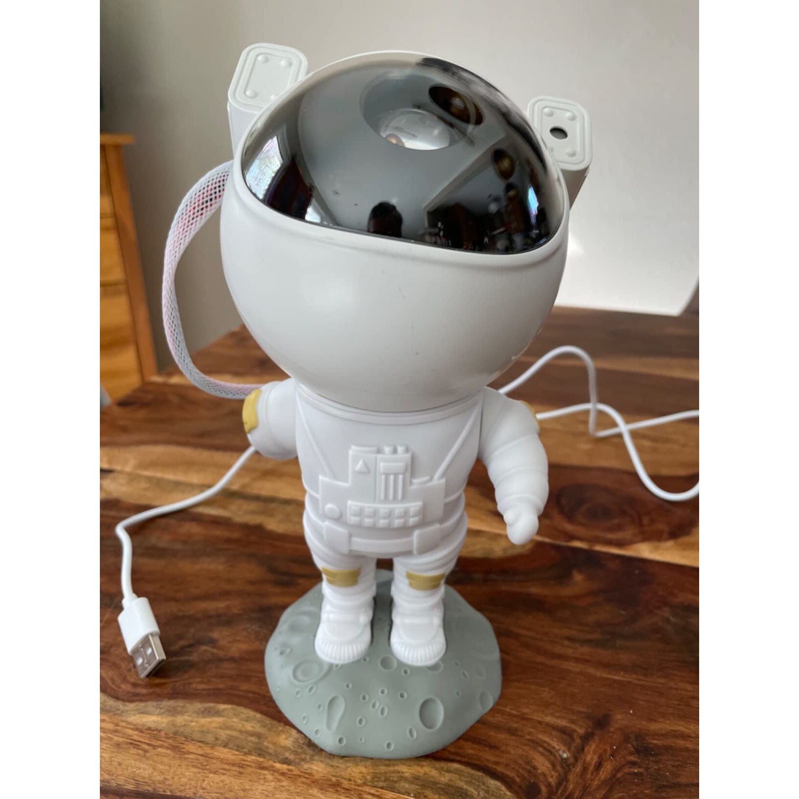 Proiector de stele in forma de astronaut pe luna, Zola®, LED, cap ...