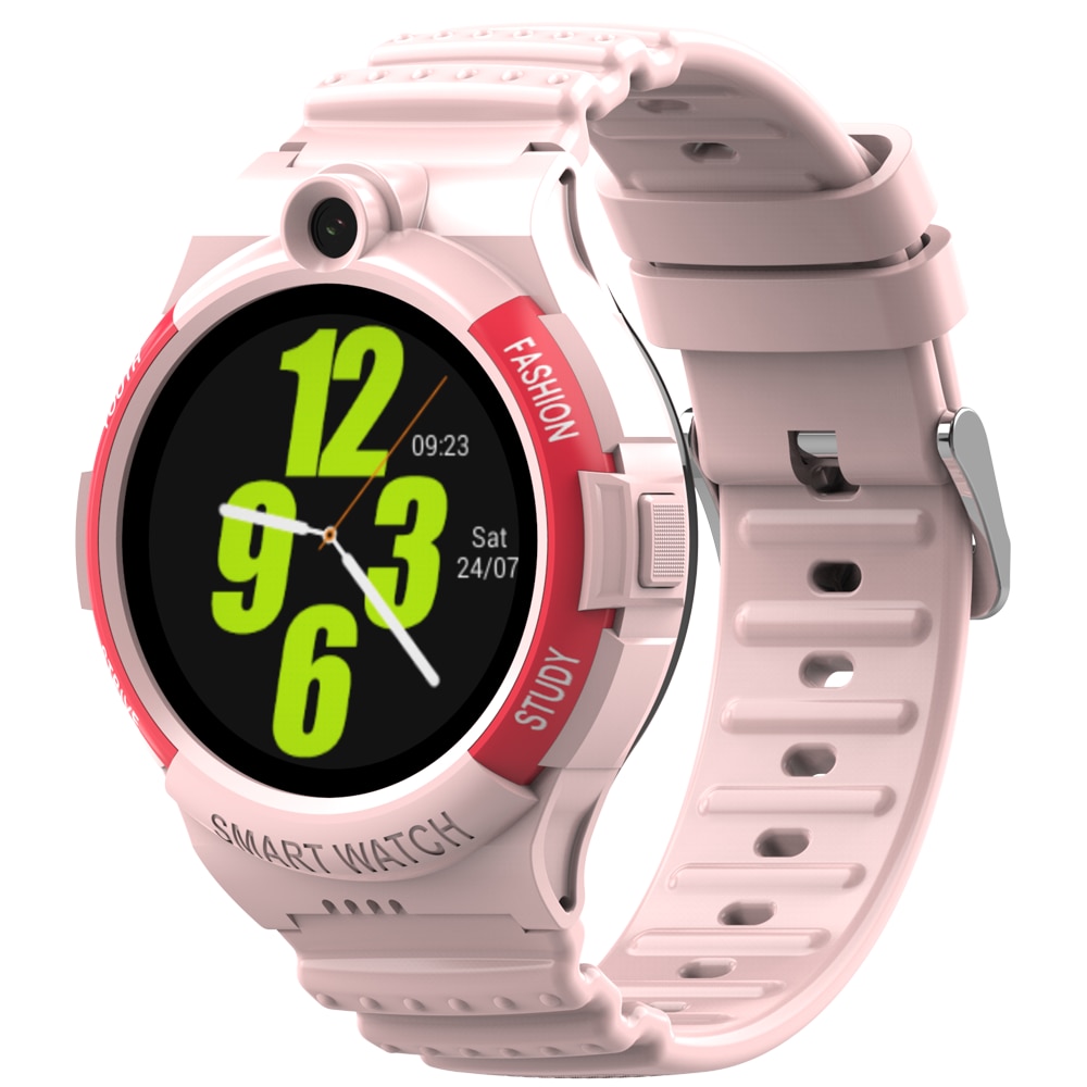 Ceas Smartwatch Pentru Copii Wonlex KT25S, Roz, cu localizare GPS ...