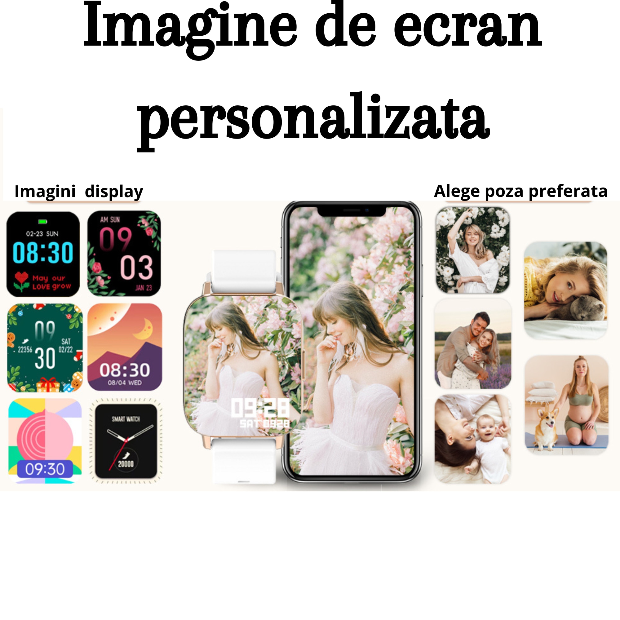 Ceas SmartWatch T55 Pro Max MAttiRON™, 1.44" HD Touch Display, Control ...