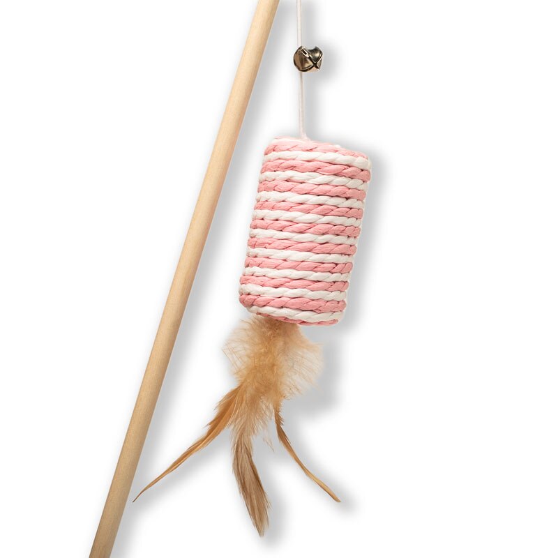 Undita Fermecata pentru pisici, Sarsaila, cilindrica, cu pana - eMAG.ro