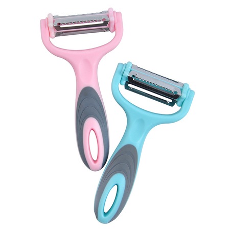 Set 2 ustensile curatare legume\fructe, Sunmostar, Polipropilena\Inox ...