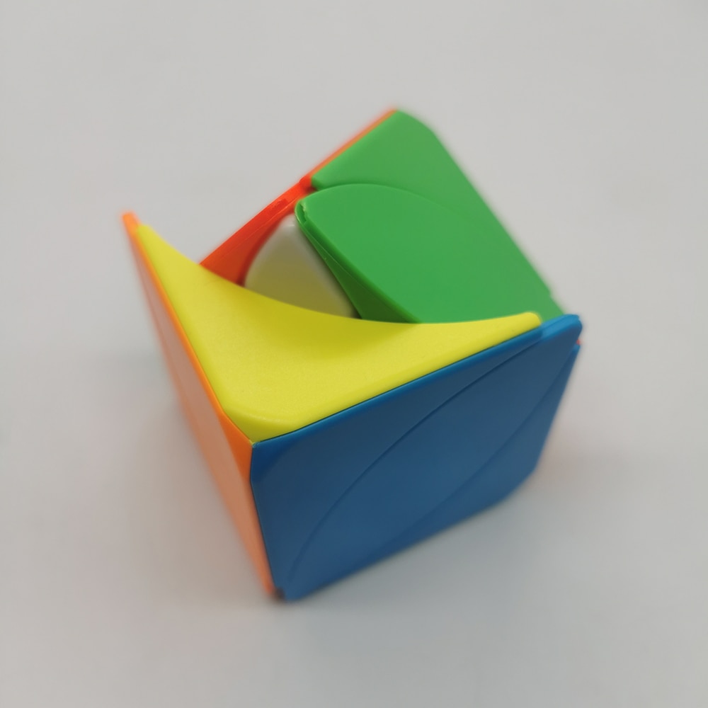 Joc Cub tip Rubick, 2x2x2, Ovaluri colorate, Brain Chalange, 5.5 cm ...