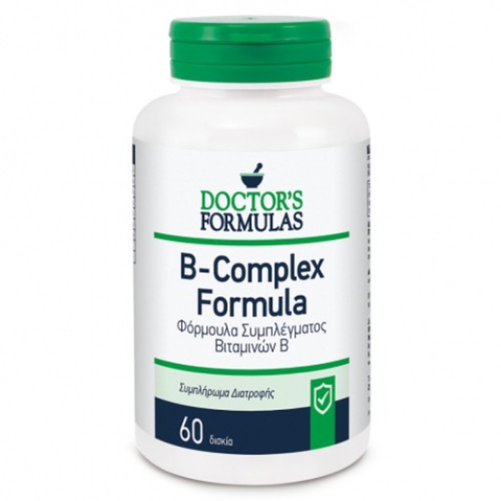 Supliment alientar cu vitamina B, Doctor's Formulas, 60 capsule - eMAG.ro