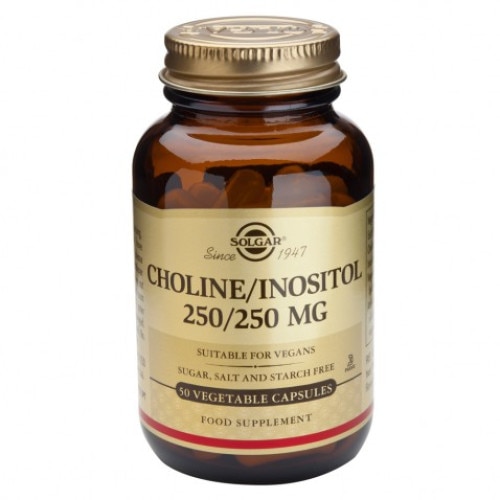 Suplimente alimentare, Solgar, Colina-inozitol, 250mg, 50 capsule - eMAG.ro