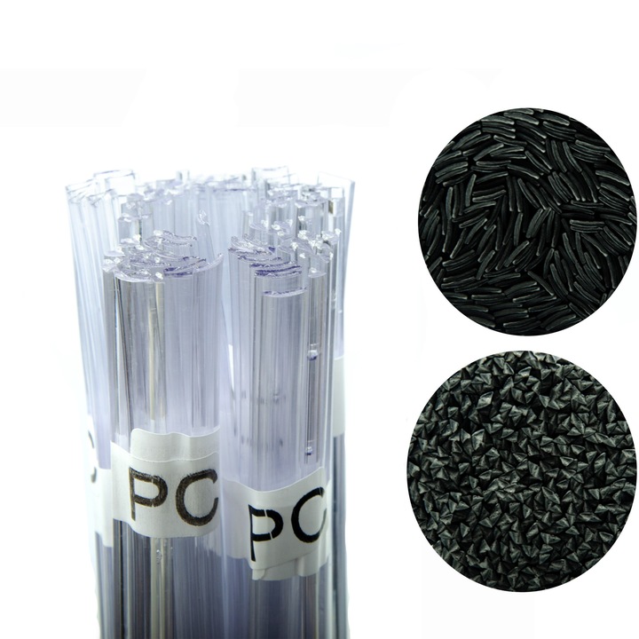 Electrozi lianti pentru plastic, Rosfix, 100 g, Policarbonat, Transparent - eMAG.ro