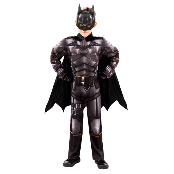 Costum copii Batman, cu masca 3D, pelerina, 8-10 ani, 134 cm - eMAG.ro