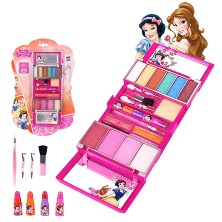 Kit de machiaj pentru copii, Sunmostar, Roz - eMAG.ro