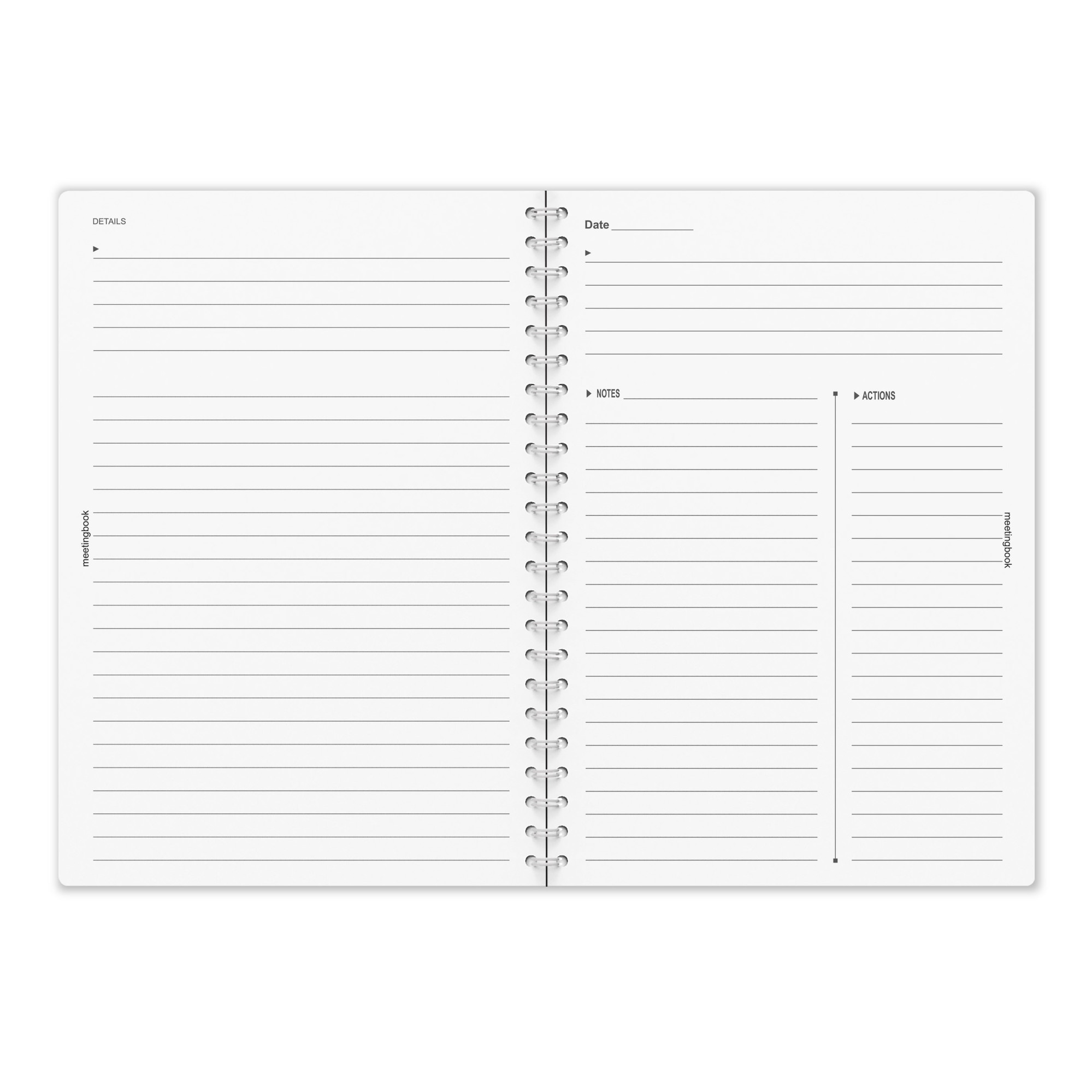 Agenda A4 nedatata spirala, 208 pagini, interior cu puncte, coperta ...