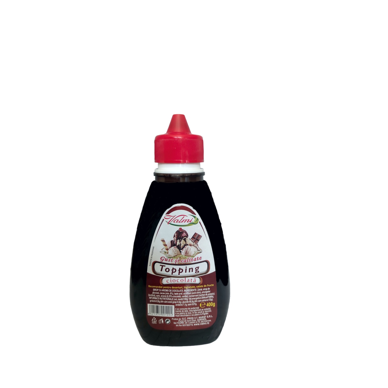 Topping de ciocolata 400g Valmi - eMAG.ro