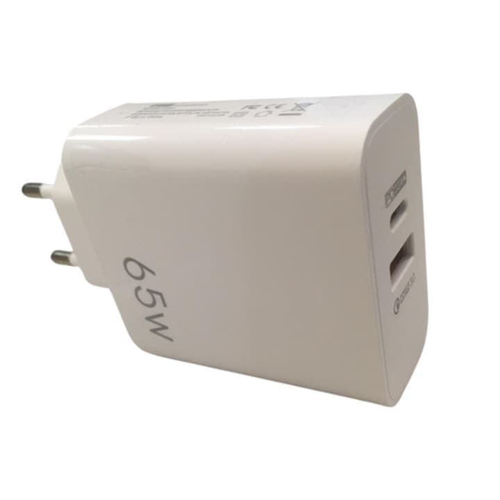 Univerzális Hálózati Gyorstöltő Adapter Töltőfej Usb Usb C 65w