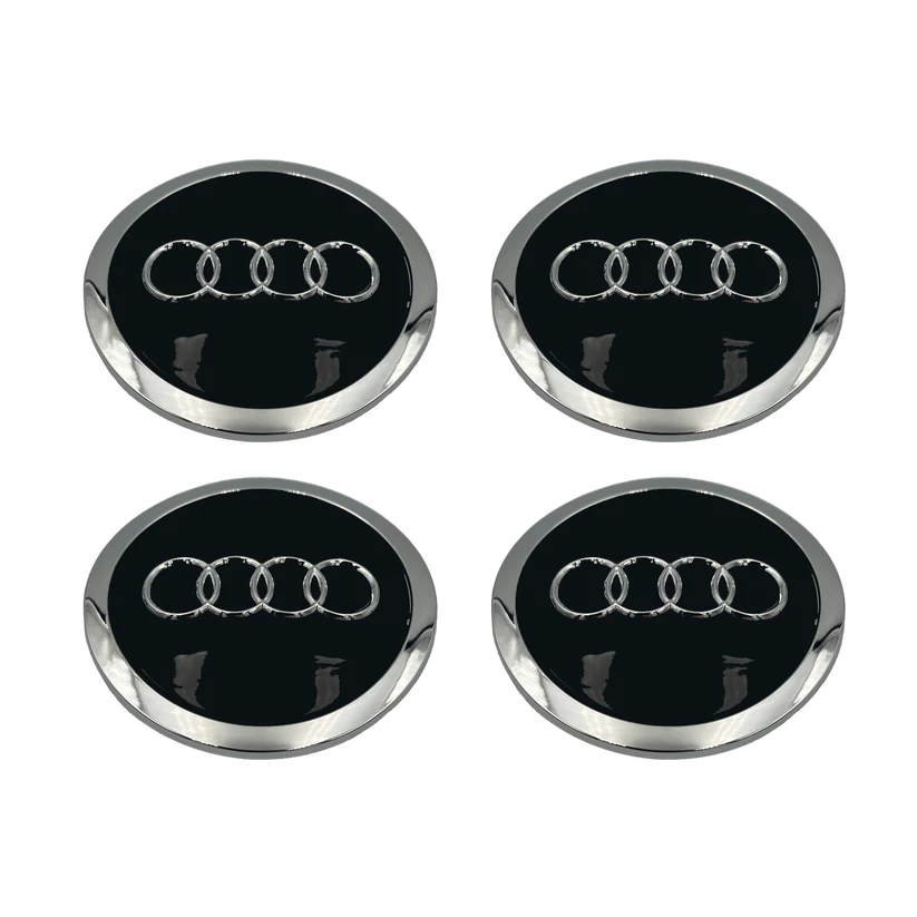 Set 4 Embleme Roti Pentru Jante Din Aliaj AUDI 61MM, 4M0601170 ...