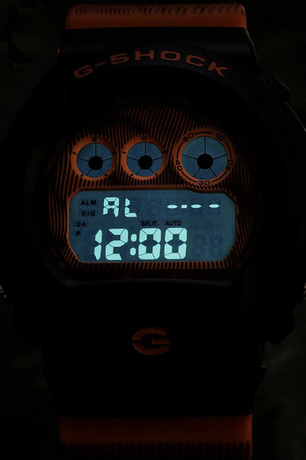 Casio, Електронен часовник G-Shock, оранжев - eMAG.bg