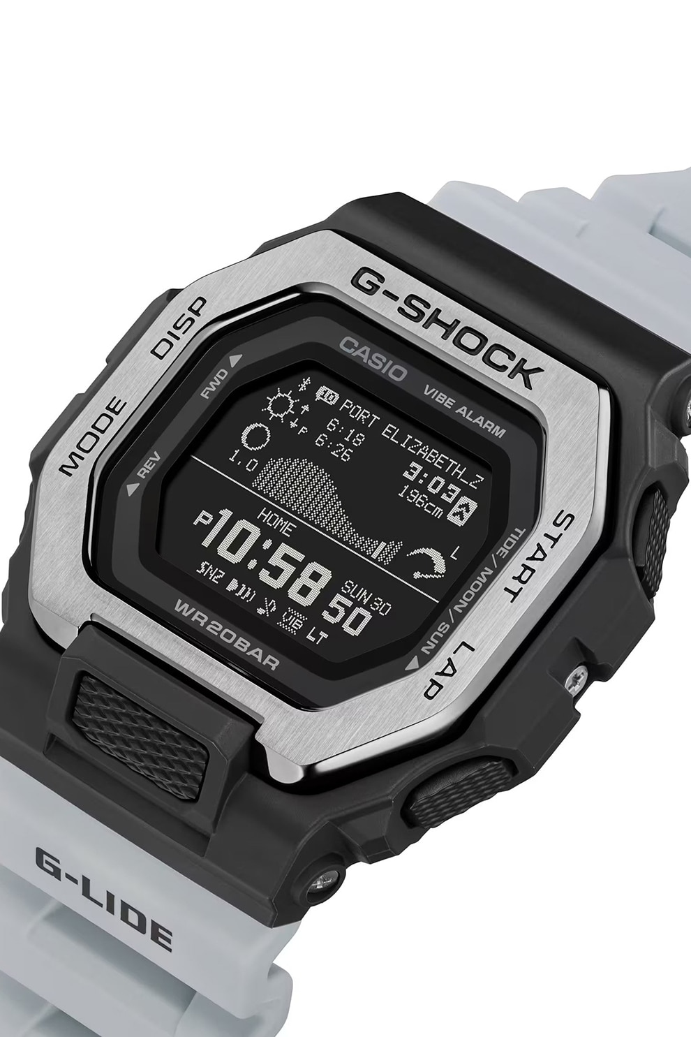 Casio, Ceas digital G-Shock, Negru, Gri deschis - eMAG.ro