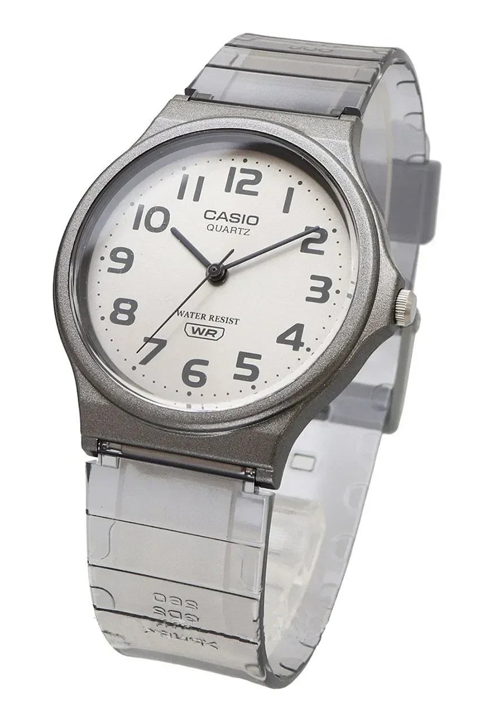 Casio, Ceas analog rotund, Transparent - eMAG.ro