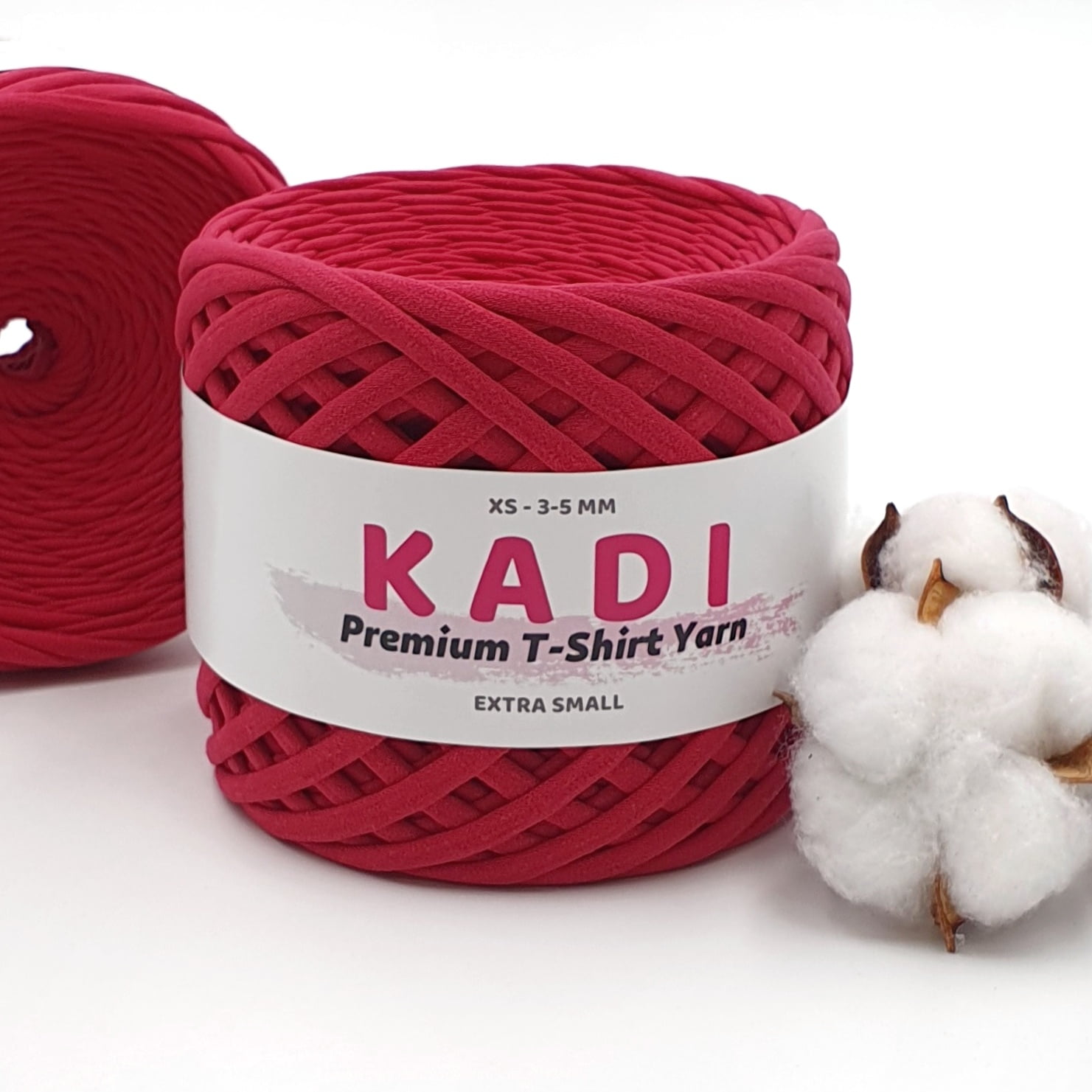 Banda textila pentru crosetat, KaDi Premium Extra Small, 3-5 mm, 110 m ...