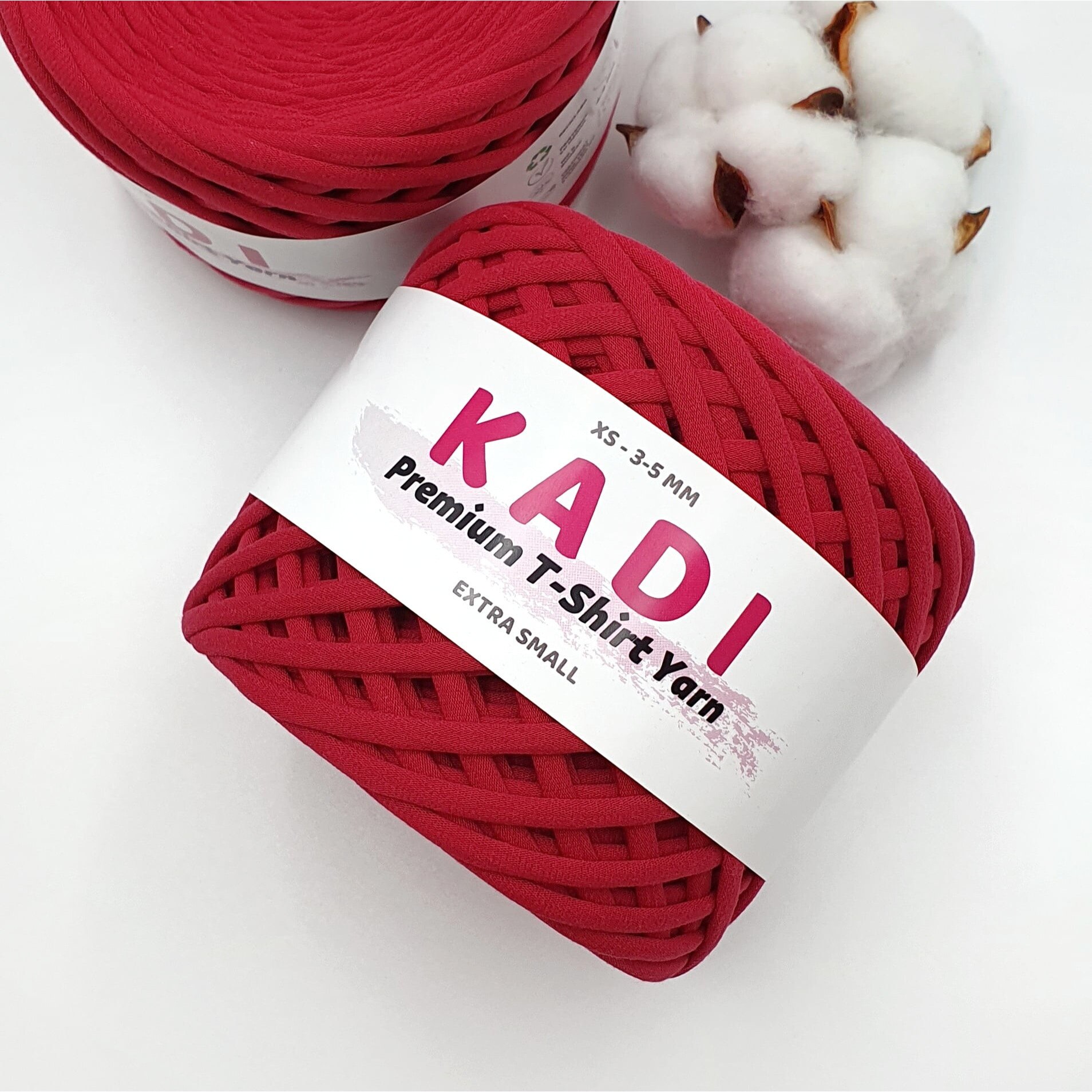 Banda textila pentru crosetat, KaDi Premium Extra Small, 3-5 mm, 110 m ...