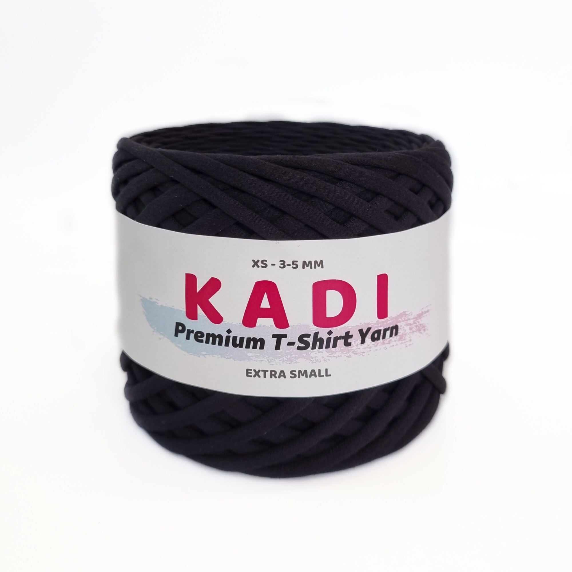 Banda textila pentru crosetat, KaDi Premium Extra Small, 3-5 mm, 110 m ...