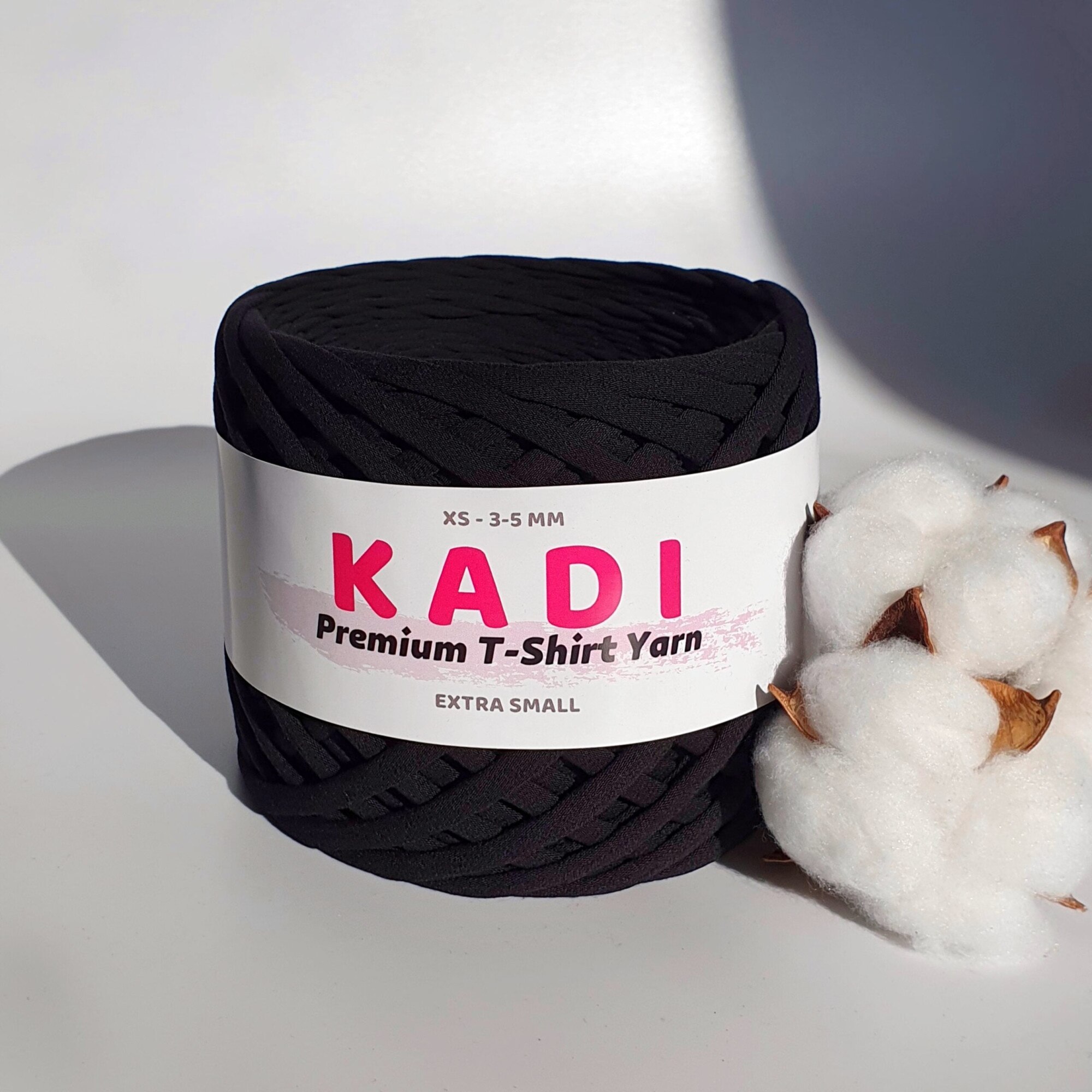 Banda textila pentru crosetat, KaDi Premium Extra Small, 3-5 mm, 110 m ...