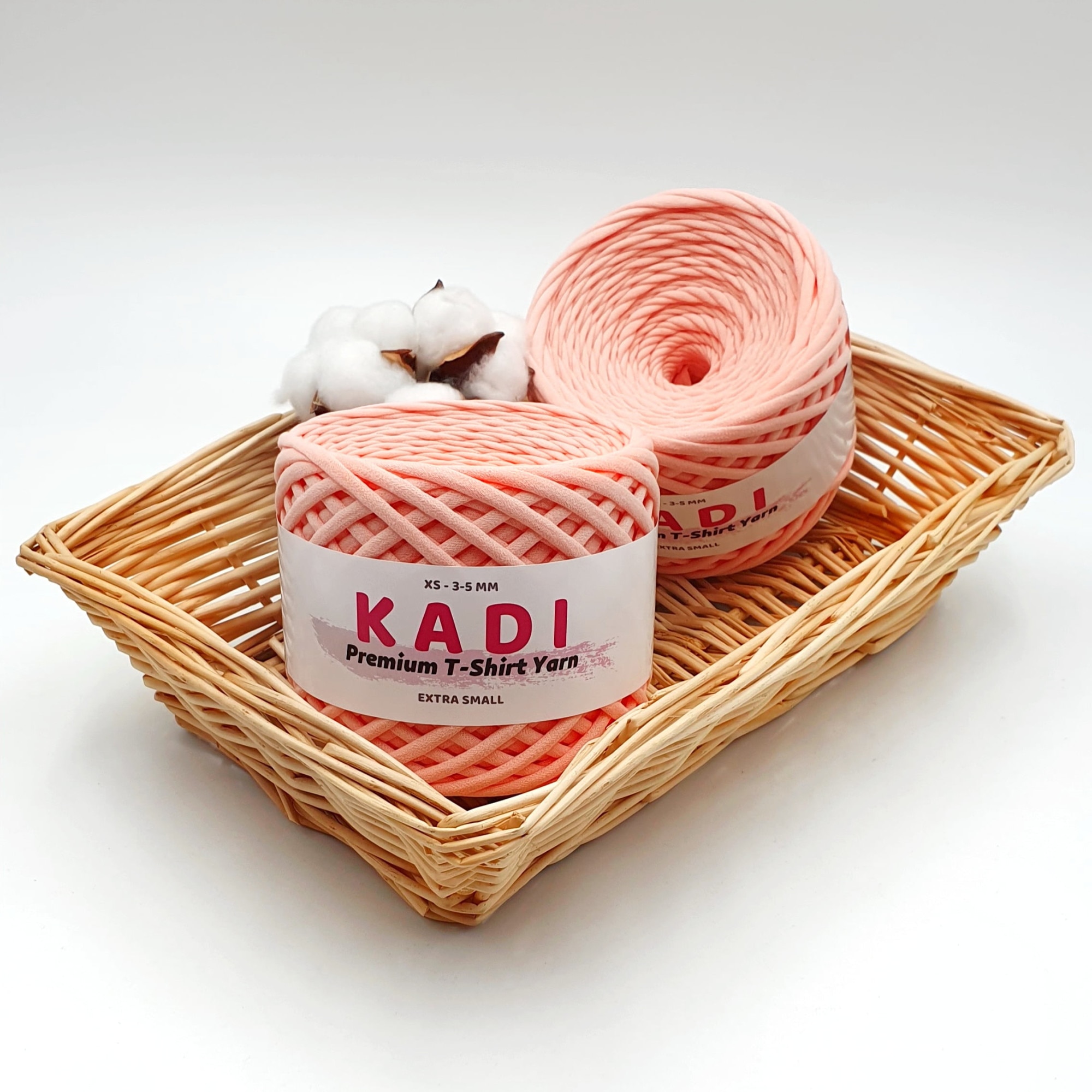 Banda textila pentru crosetat, KaDi Premium Extra Small, 3-5 mm, 110 m ...