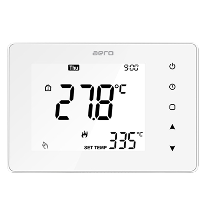 Termostat cu fir / wired AERO TP708, pentru Centrala Termica, Alb - eMAG.ro