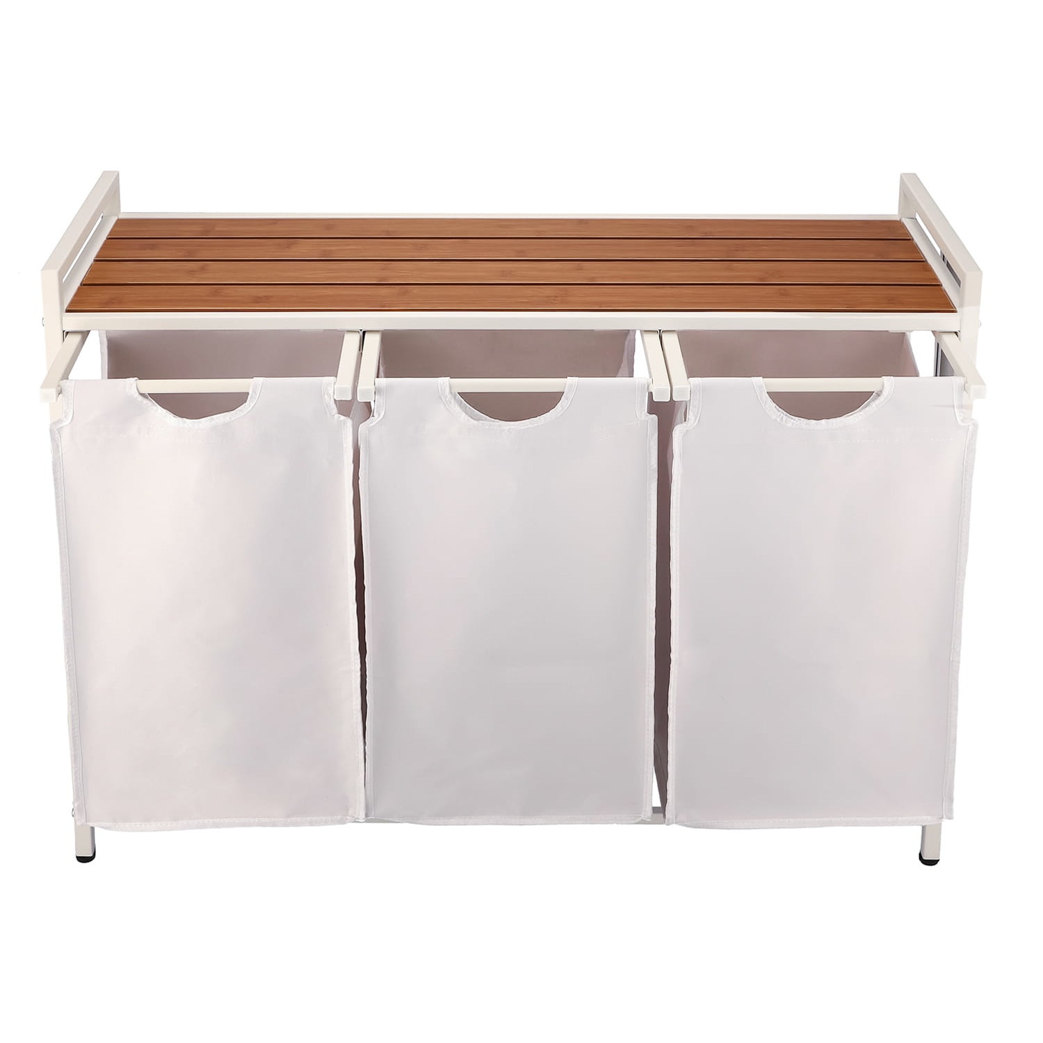 Dulap baie cu cadru metalic si sertare suspendate pentru cos de rufe, 3 ...