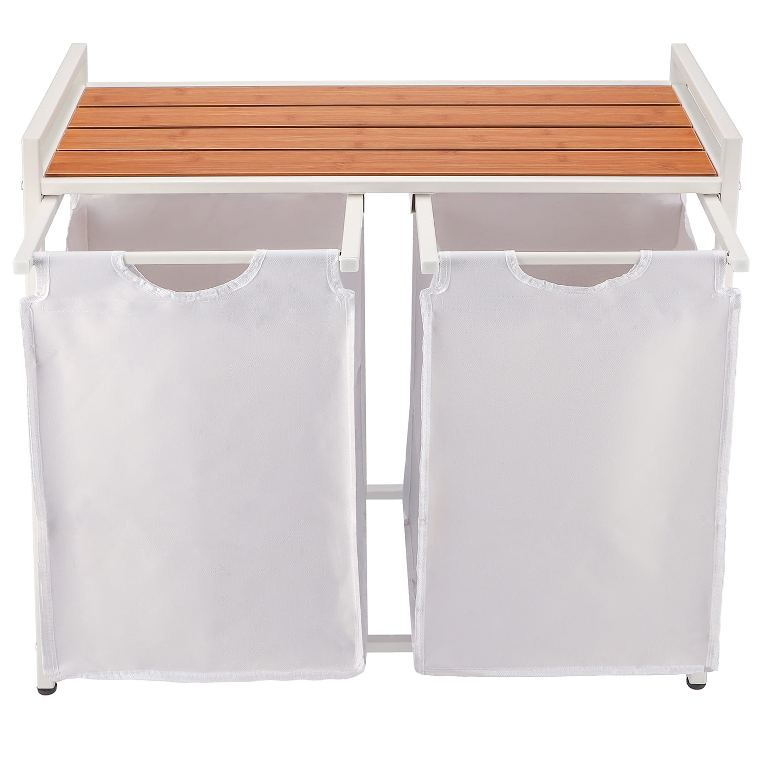 Dulap baie cu cadru metalic si sertare suspendate pentru cos de rufe, 2 ...