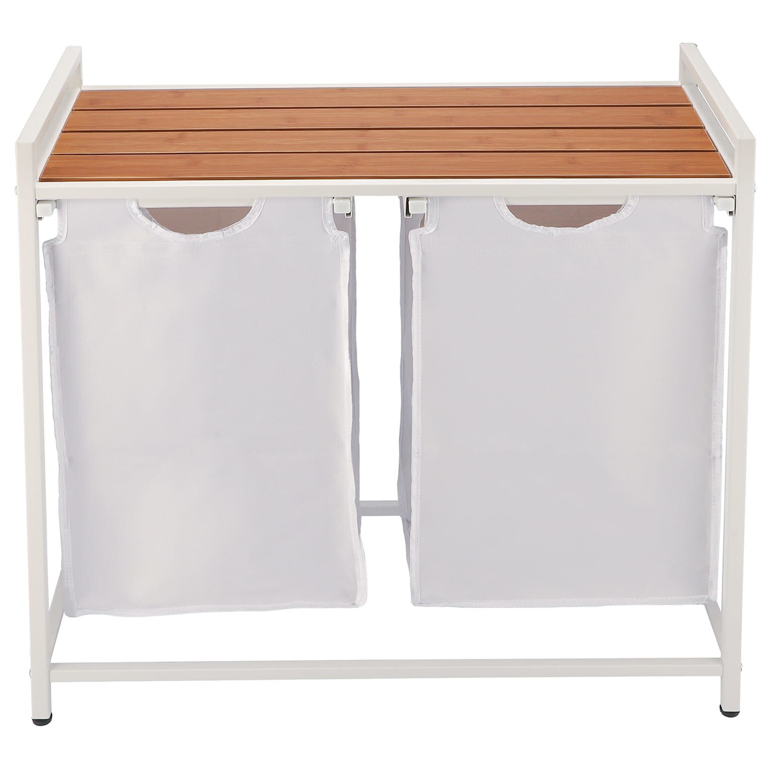 Dulap baie cu cadru metalic si sertare suspendate pentru cos de rufe, 2 ...