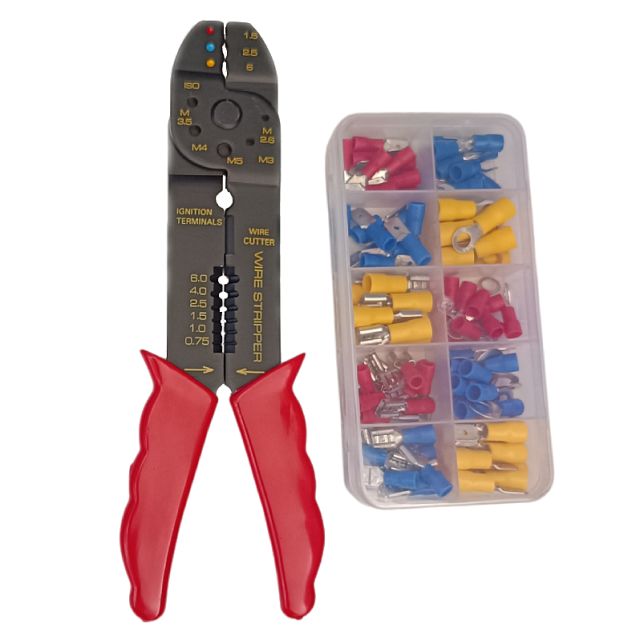 Set trusa papuci electrici cu cleste sertizare - eMAG.ro