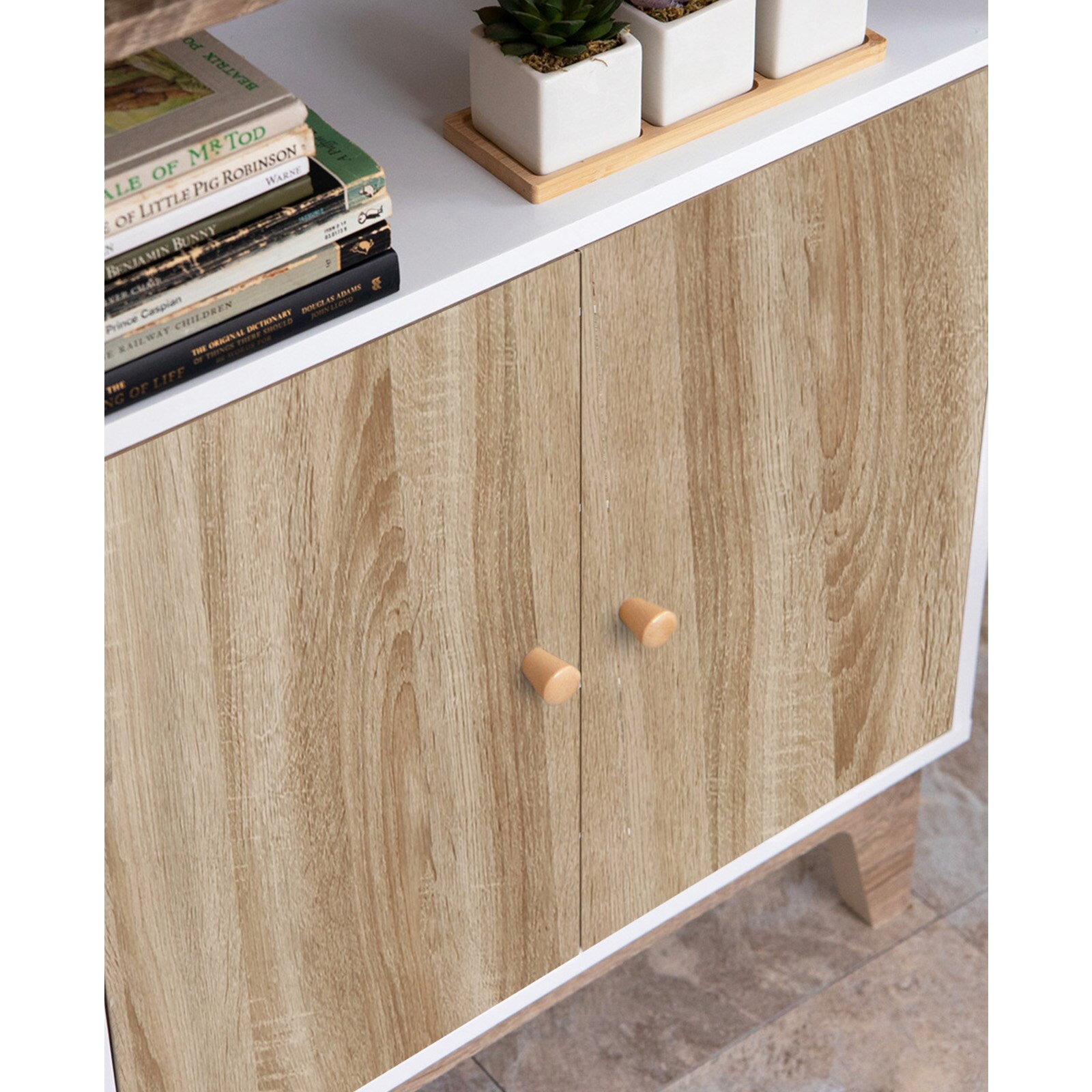 Sticker autocolant pentru mobila stejar sonoma de lumina, 67.5 x 240 cm ...