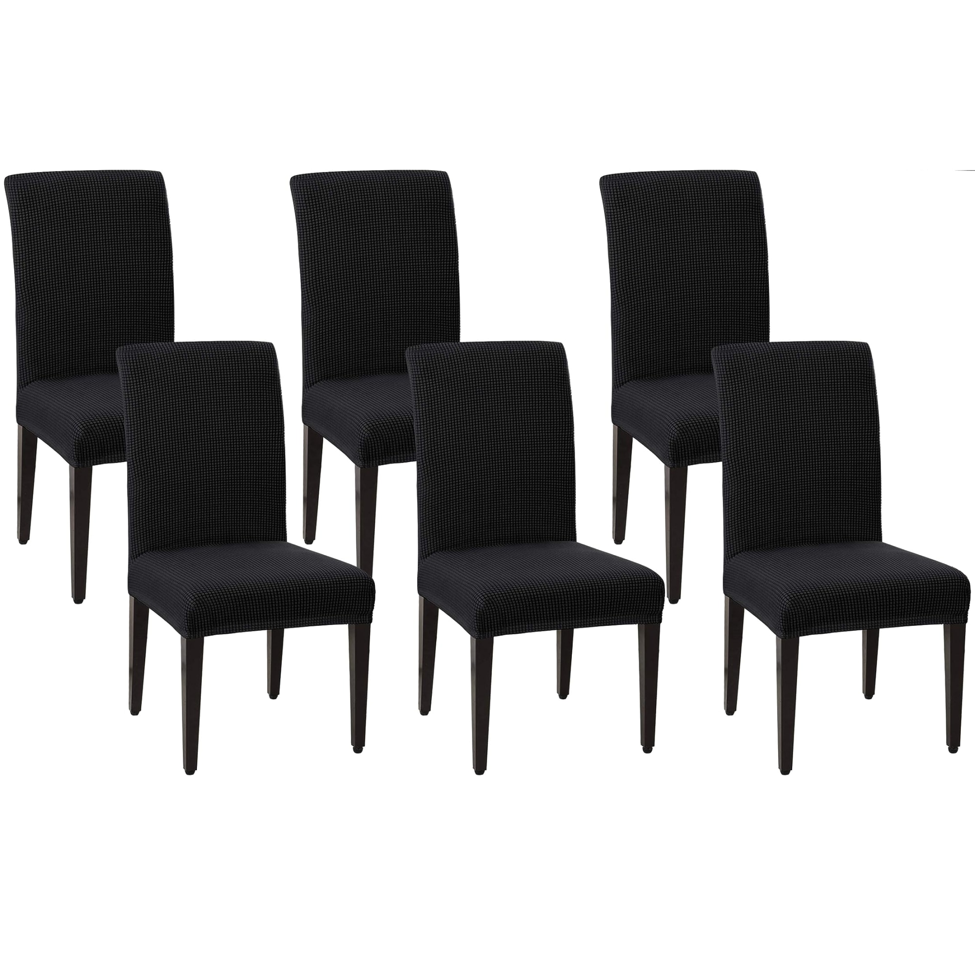 Set 6 Huse Scaun Universale GALAXIA®, Elastice, Din Bumbac Embosat ...