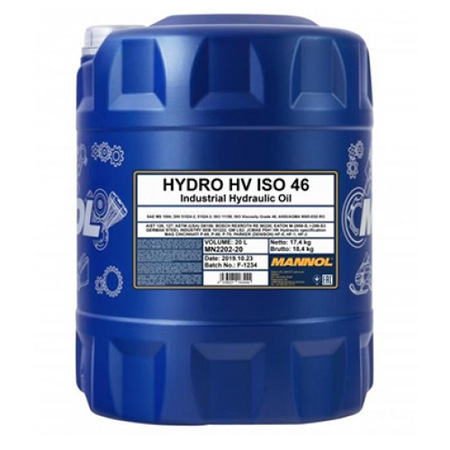Ulei hidraulic MANNOL HYDRO ISO 46 HV, volum 20 litri, mineral - eMAG.ro