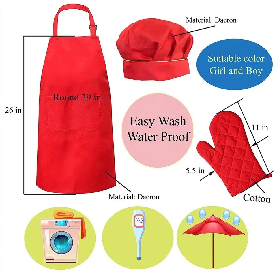 Set instrumente pentru gatit copii, SUGAR LOVE, Textil/Silicon ...