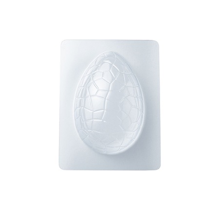 Set 2 forme pentru ou de Paste, Sugar Love, Plastic, 9.5 x 7 cm, Alb ...