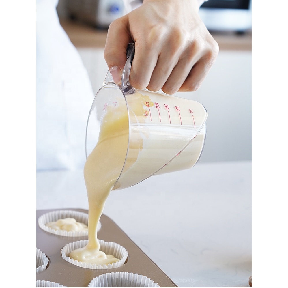 Pahar gradat, SUGAR LOVE, Plastic, 250 ml, Transparent - eMAG.ro