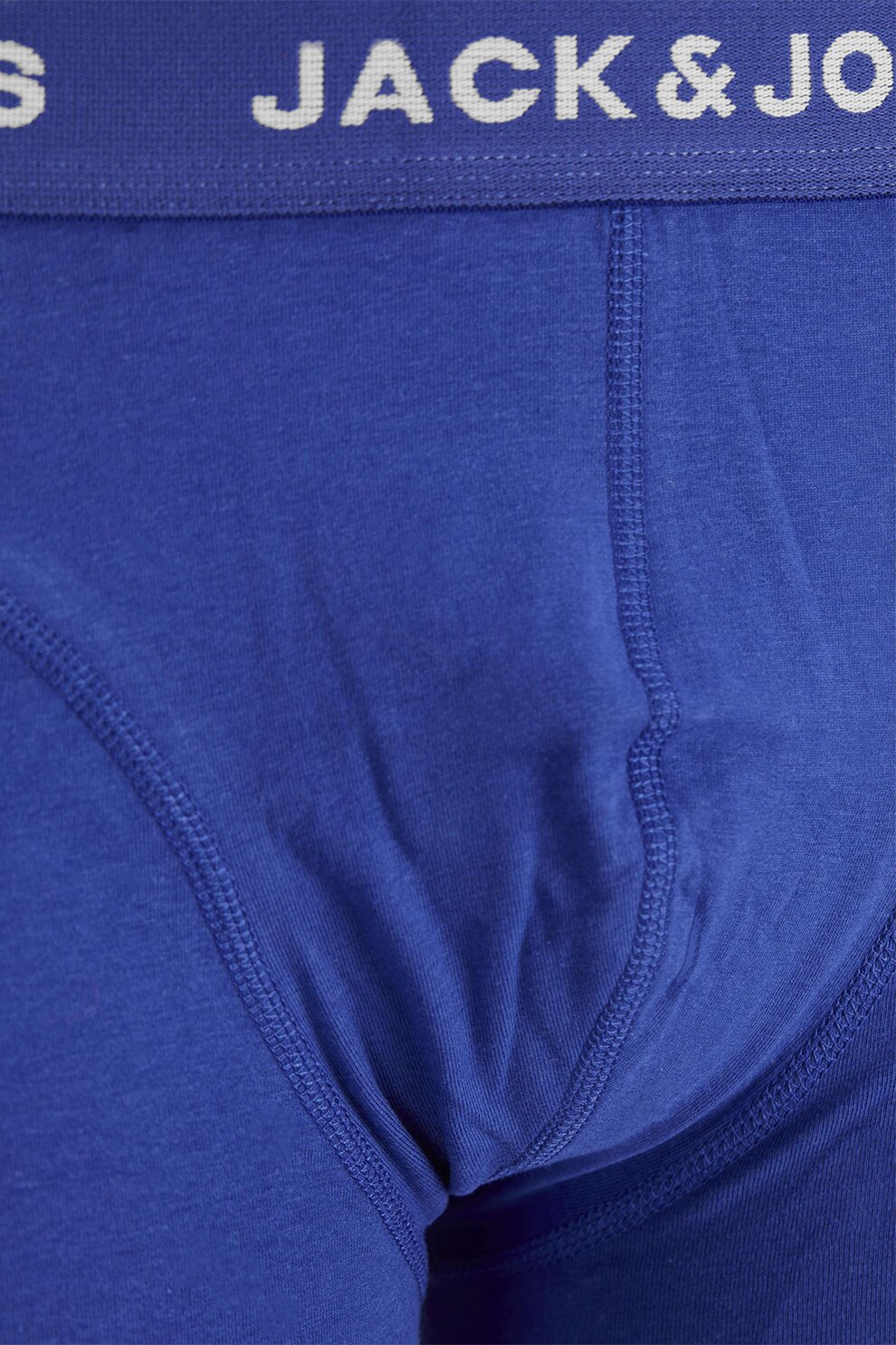 Jack & Jones, Set de boxeri cu banda logo in talie, 5 perechi, Visiniu ...