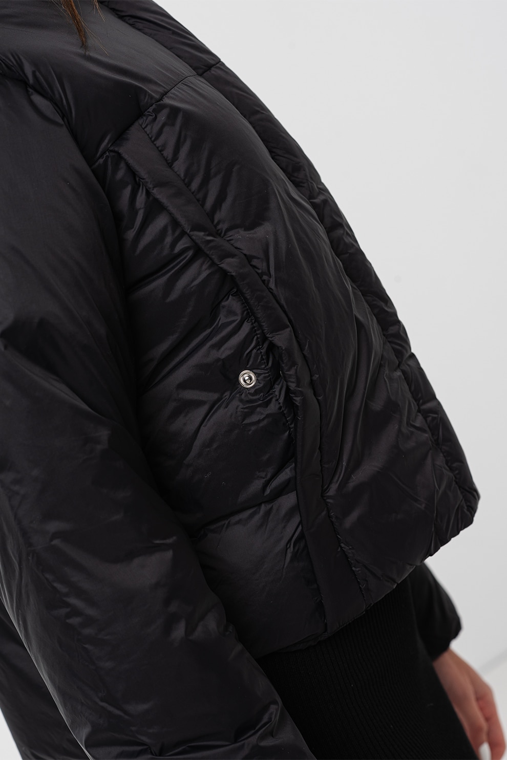 Only, Късо зимно яке с подплата, Черен, XS - eMAG.bg