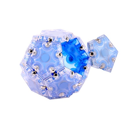 Minge magnetica, LLWL, Plastic/Magnet, Albastru - eMAG.ro