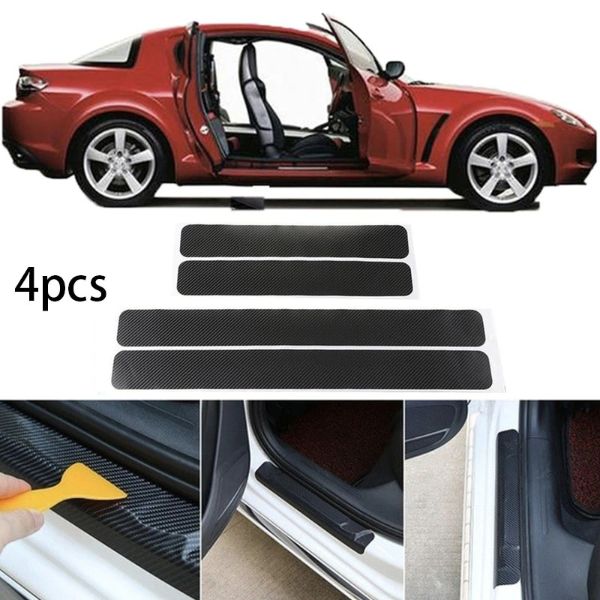 Set 4 Praguri Auto, Premium, Negru - eMAG.ro
