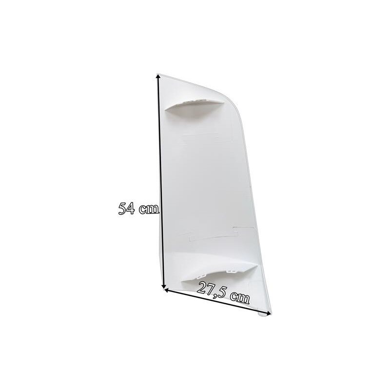 Deflector aer exterior stanga MERCEDES ACTROS MP4, Lamiro, Plastic, Alb ...