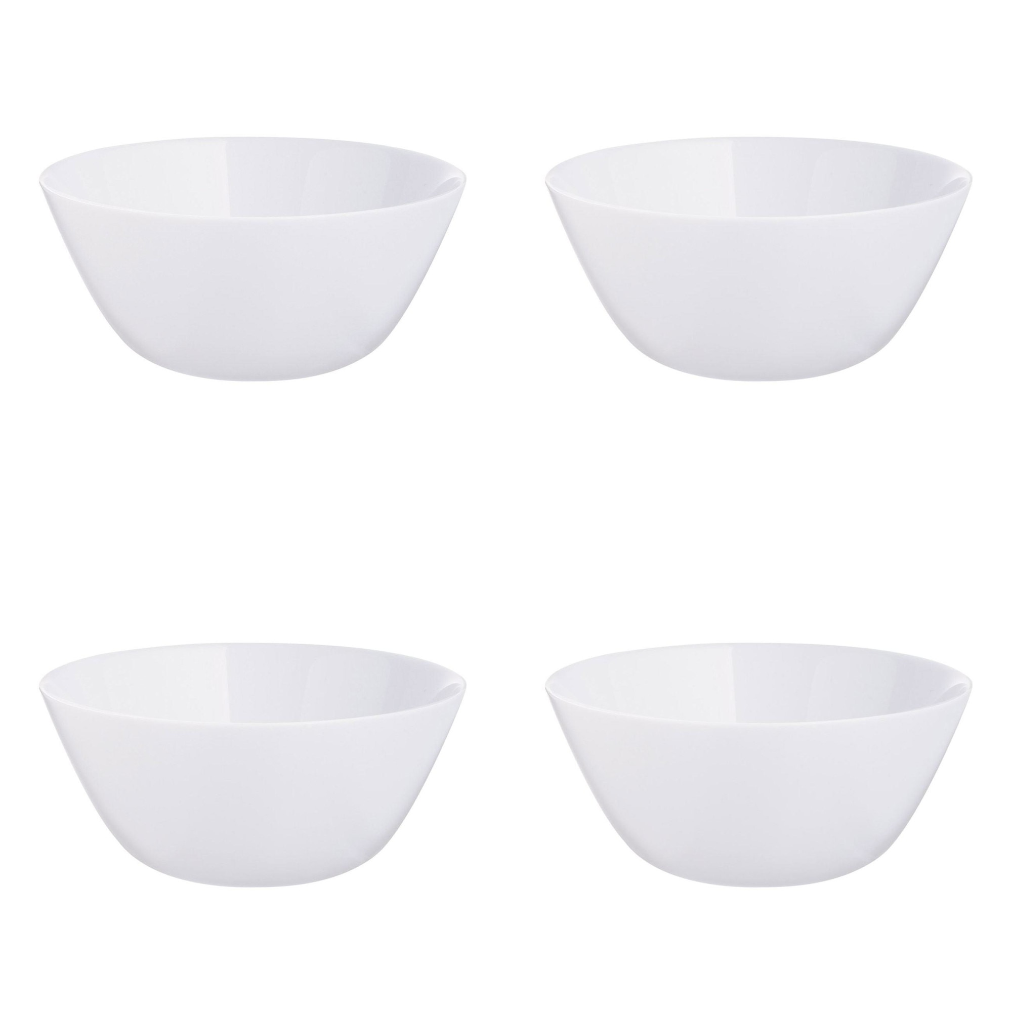 Set boluri, 4 piese, 1.16 L, Opal, Alb - eMAG.ro