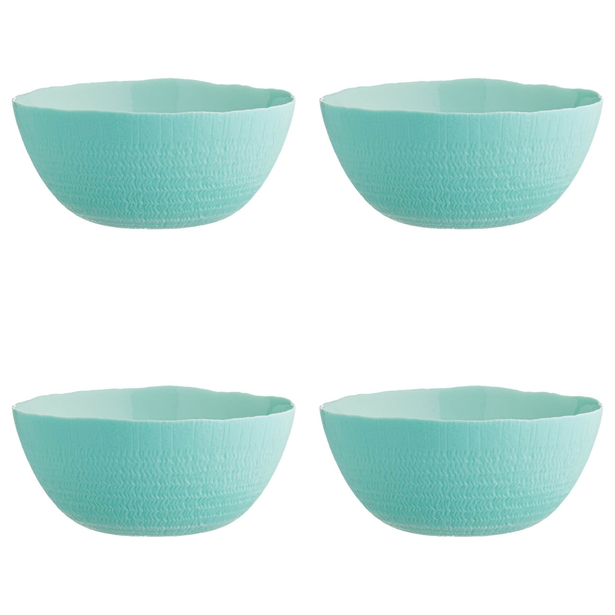 Set boluri, 4 piese, 2 L, Opal, Turcoaz - eMAG.ro