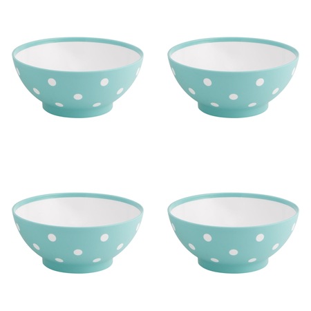 Set boluri, 4 piese, 750 ml, Plastic, Verde deschis - eMAG.ro